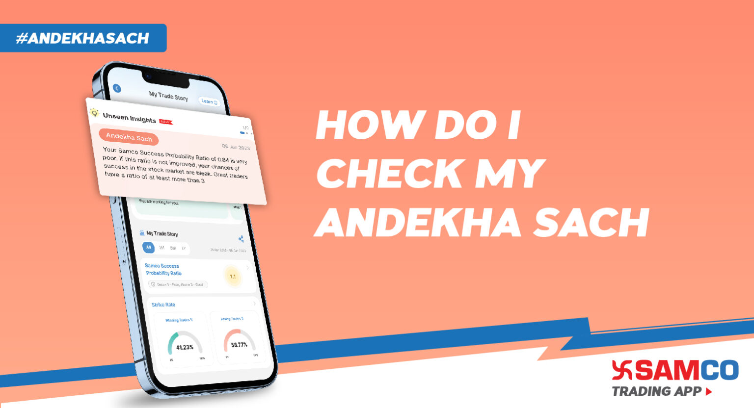 Get to know about your #AndekhaSach by Samco Trading App | Samco
