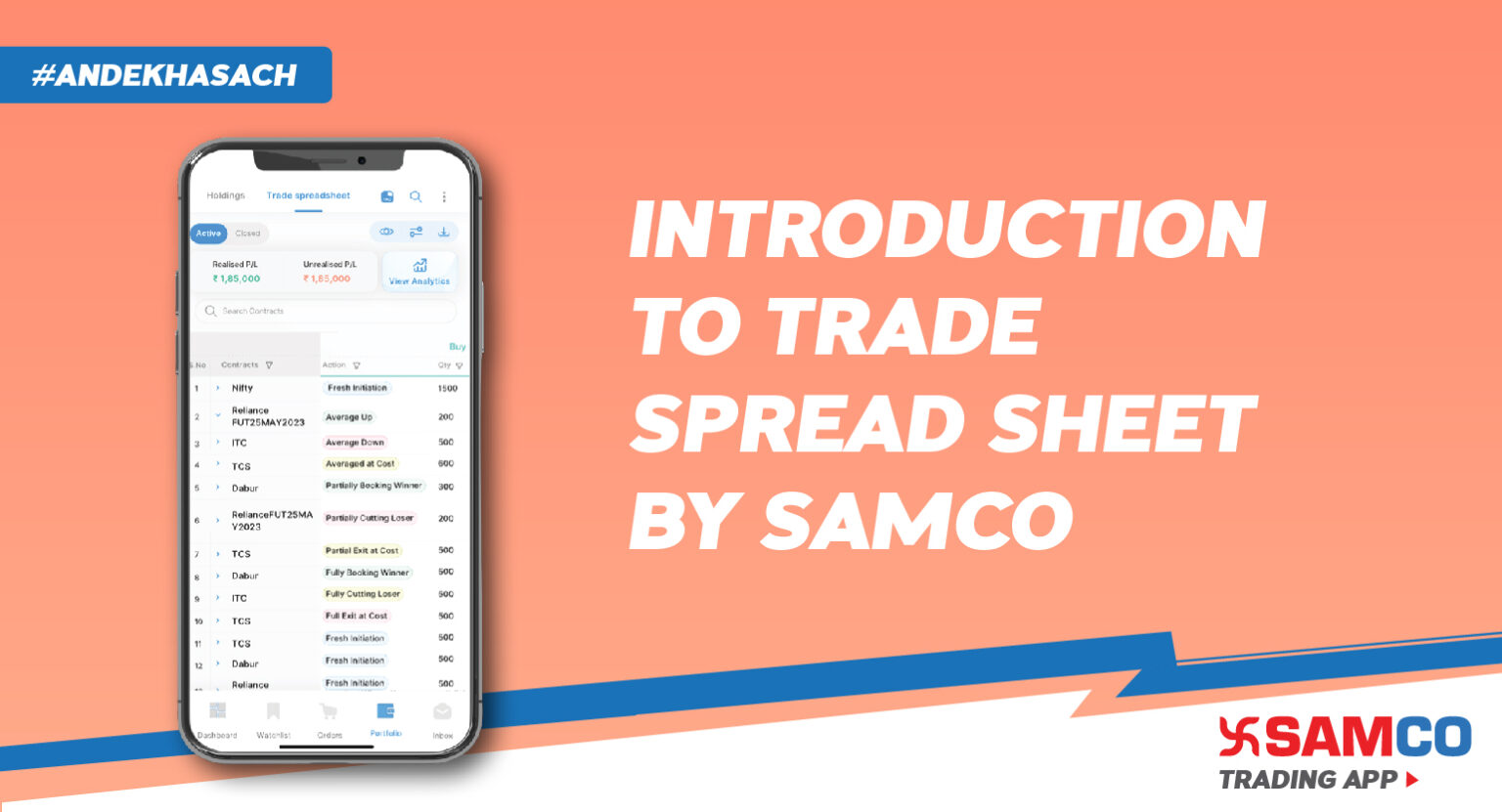 Samco's Trading Spreadsheet: Enhance Your Trade Experience | Samco