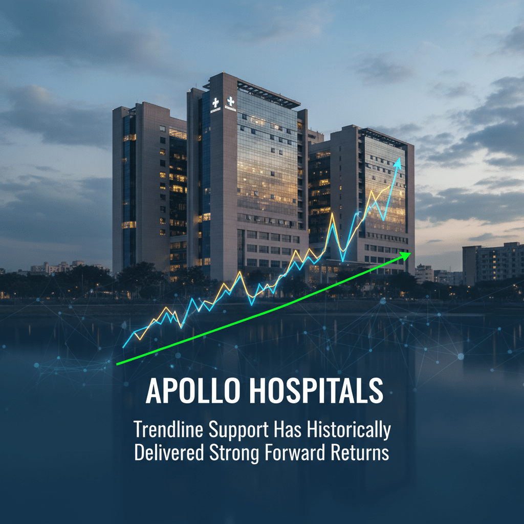Apollo Hospitals Stock Analysis: Trendline Support Driving Strong Returns