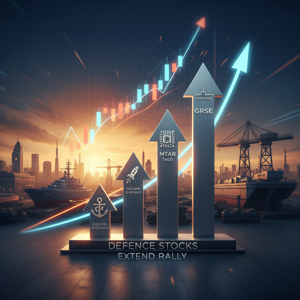 Defence Stocks Rally For 2nd Day: Cochin Shipyard, GRSE, Mazagon Dock Gain