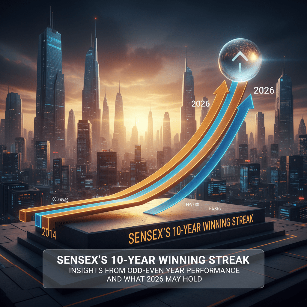 Sensex 10-Year Winning Streak: Odd-Even Year Trend & 2026 Outlook