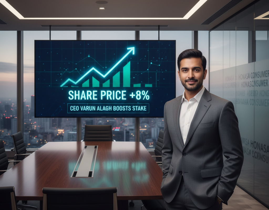 Honasa Consumer Share Price Jumps 8% As CEO Varun Alagh Increases Stake ...