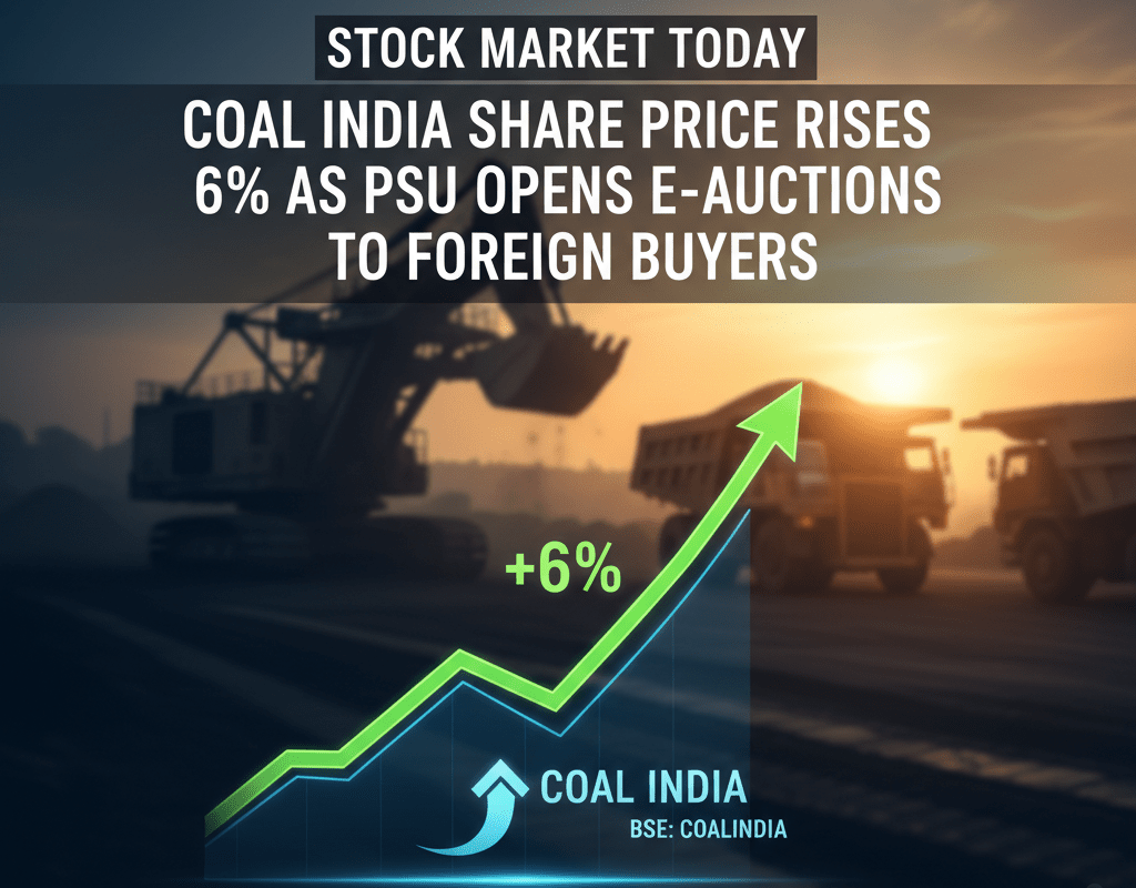 Coal India Share Price Rises 6% As Foreign Buyers Join E-Auctions ...